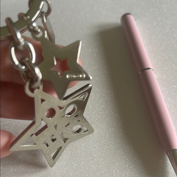 Coach | Accessories | Coach Star Keychain And Pink Pen Set | Poshmark